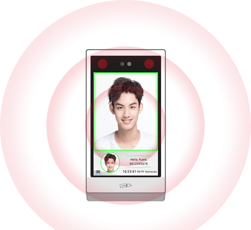 FC-8200T Dynamic face access control machine